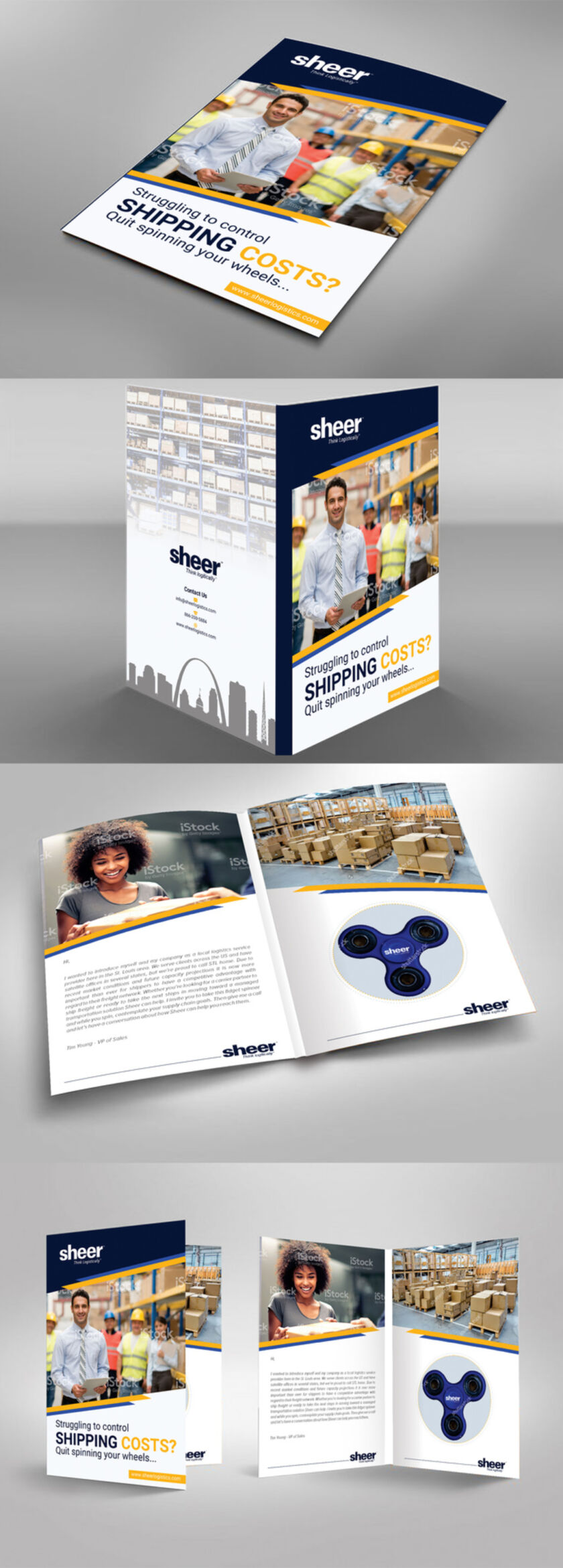 Shipping Company Brochure – uinux creative